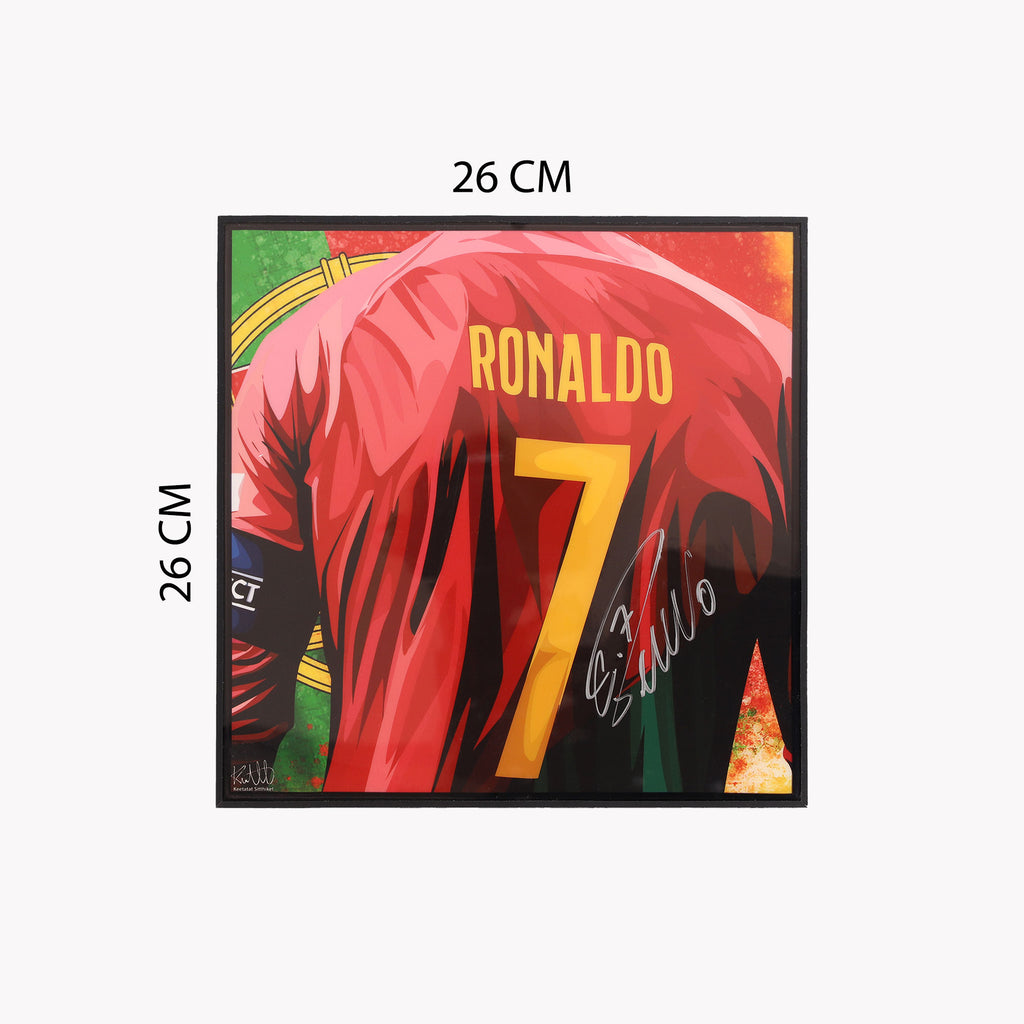 Cristiano Ronaldo Signed Art Piece exclusively Designed by the renowne ...