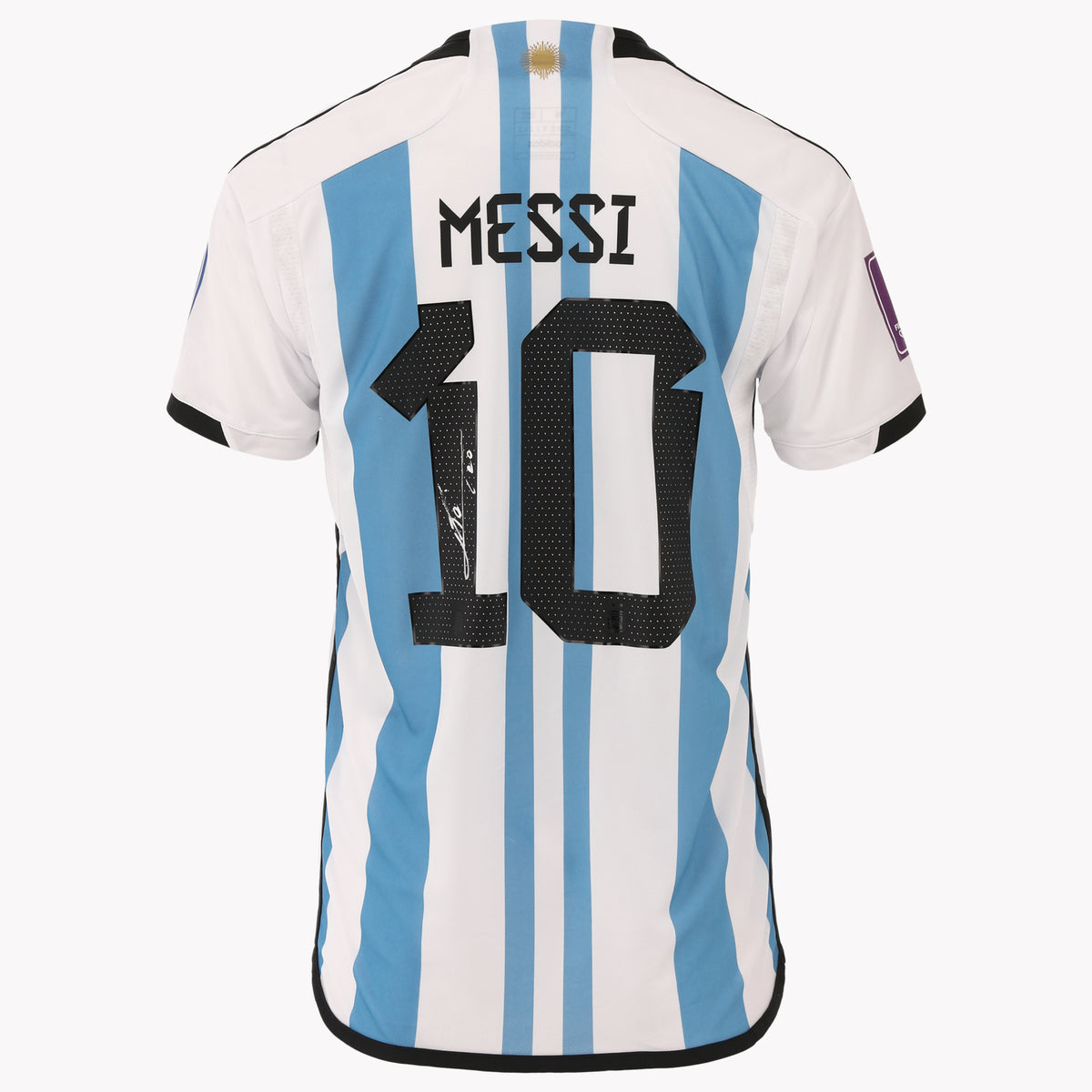 Messi Argentina World Cup 2022 Signed Shirt – The Football Autograph