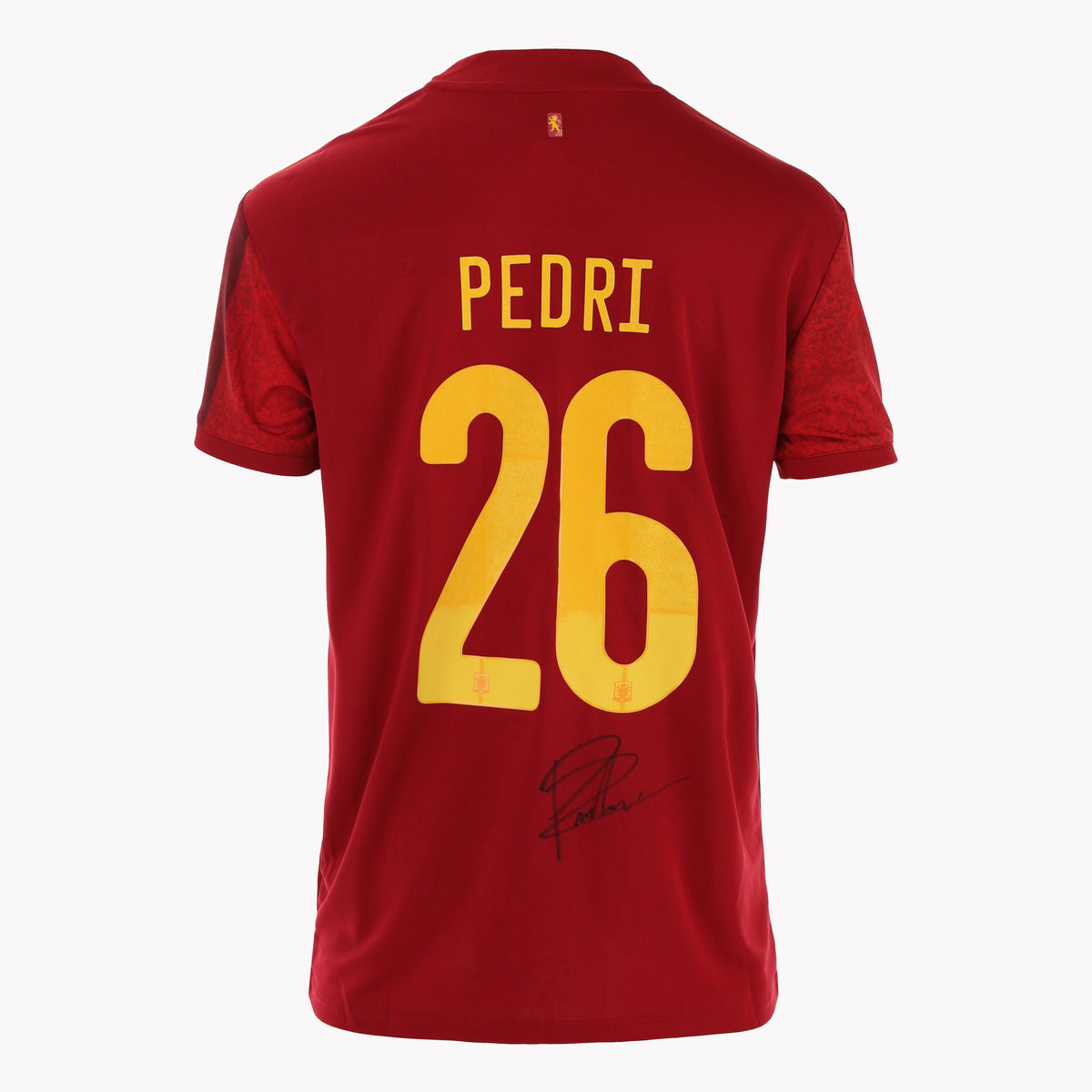 Pedri Spain Back Signed: A Rising La Roja Star – The Football Autograph